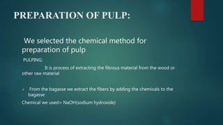 Preparation of paper | PPTX