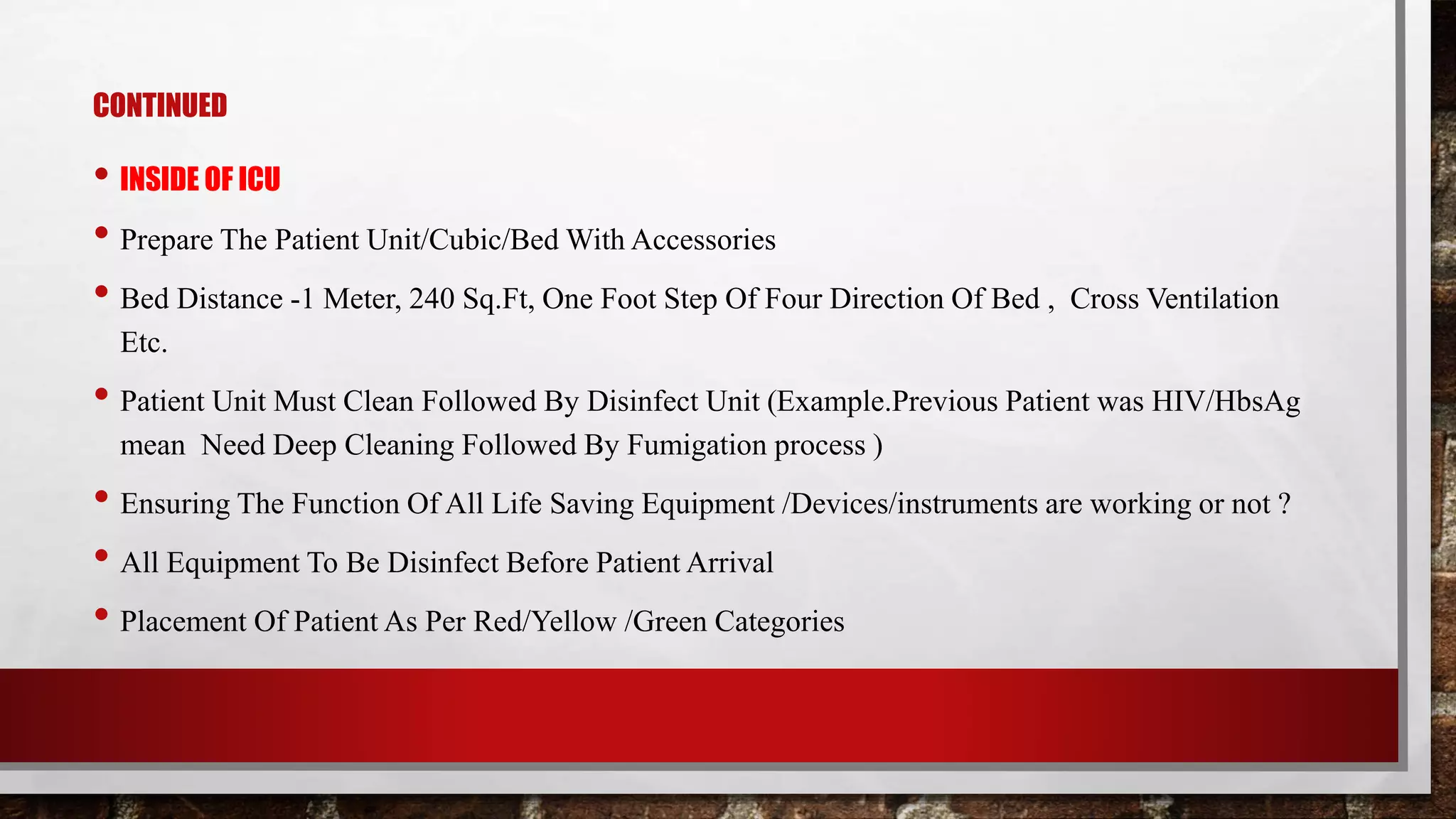 Preparation of patient before arrival to ICU 13.11.22 (2).pptx | First ...