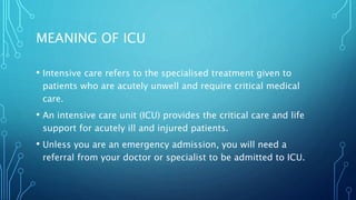 Preparation of patients before arrival to icu guidelines.pptx