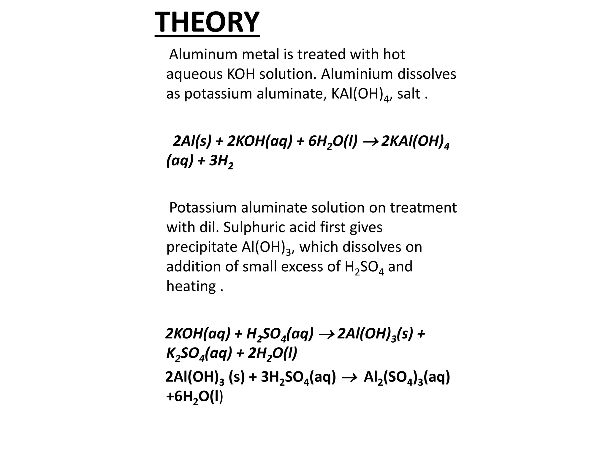 PREPARATION OF POTASH ALUM Chemistry project | PPTX