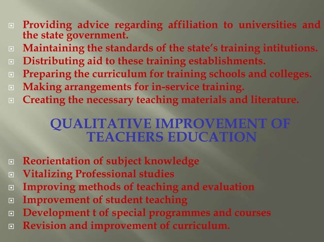 Preparation of professional teacher organizing professional aspects of ...