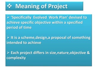 Preparation of project ppt | PPTX