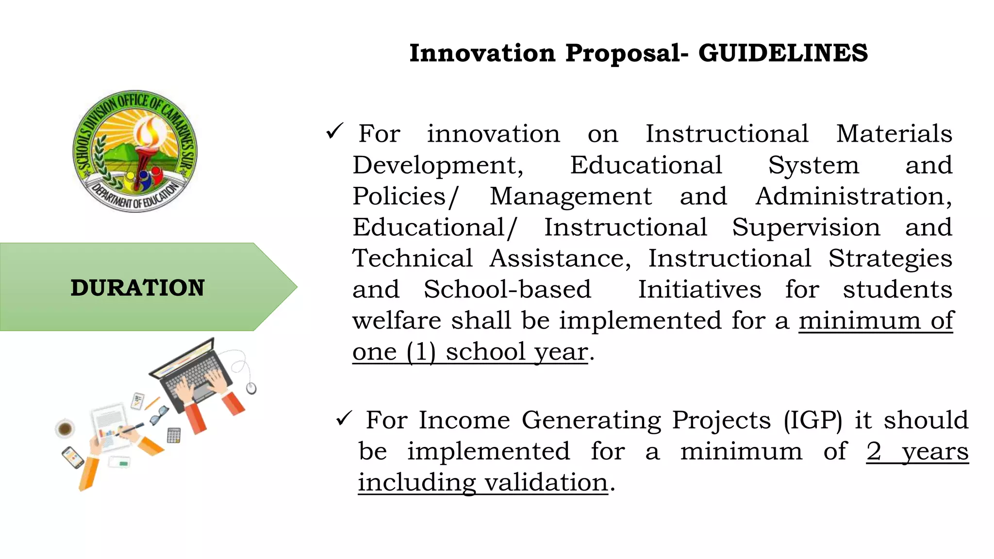 Preparation of Project Proposal on Innovation_Sir WAV.pptx