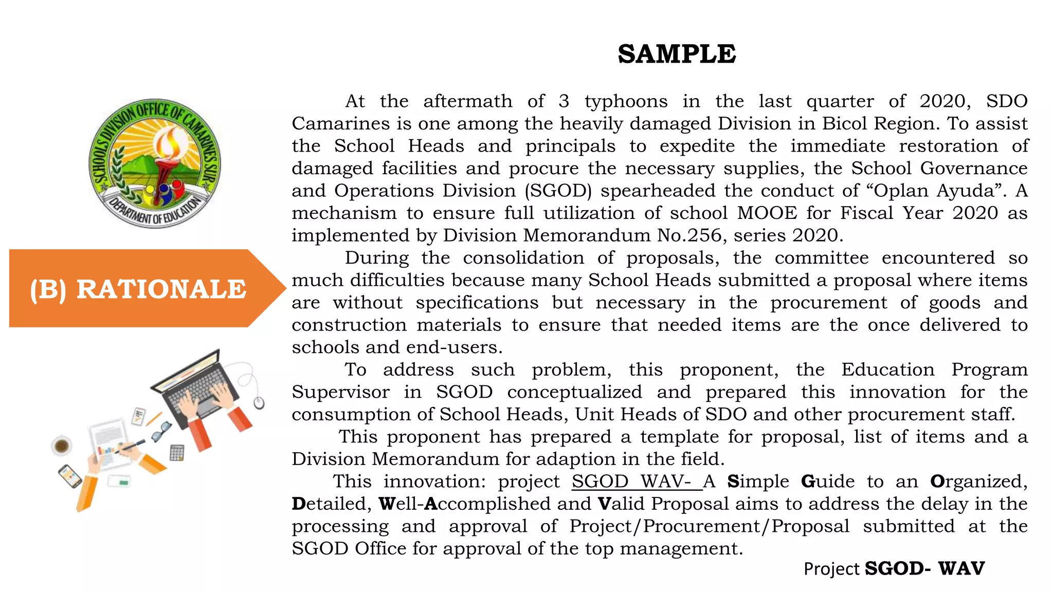 Preparation of Project Proposal on Innovation_Sir WAV.pptx