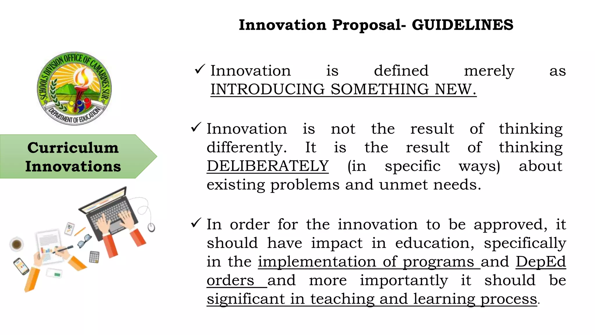 Preparation of Project Proposal on Innovation_Sir WAV.pptx