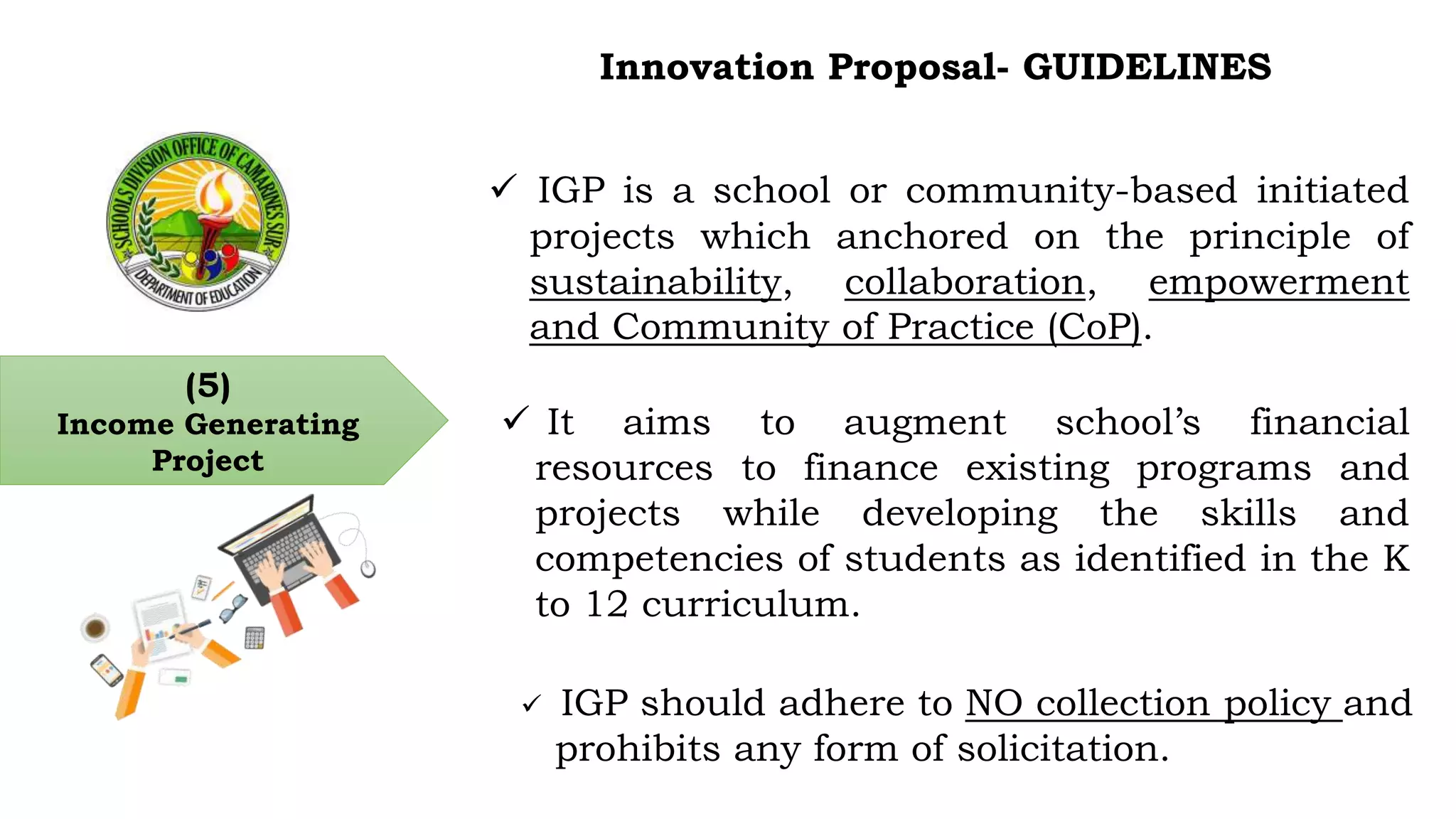 Preparation of Project Proposal on Innovation_Sir WAV.pptx