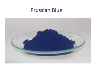 Preparation of prussian blue, fe4[fe(cn)6]3 | PPTX