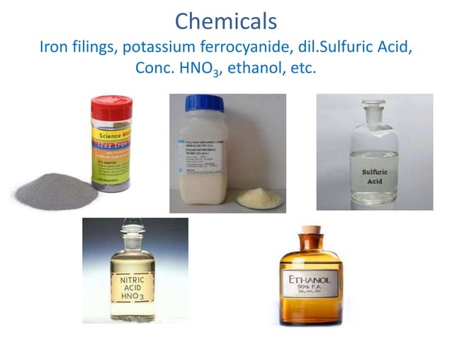 Preparation of prussian blue, fe4[fe(cn)6]3 | PPTX | Chemistry | Science