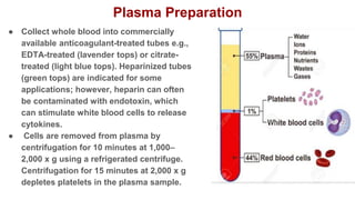 Preparation of serum and plasma .pptx