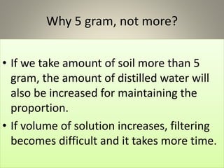 Preparation of soil sample part i | PPTX
