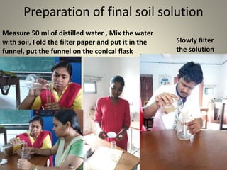 Preparation of soil sample part i | PPTX