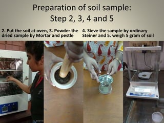 Preparation of soil sample part i | PPTX