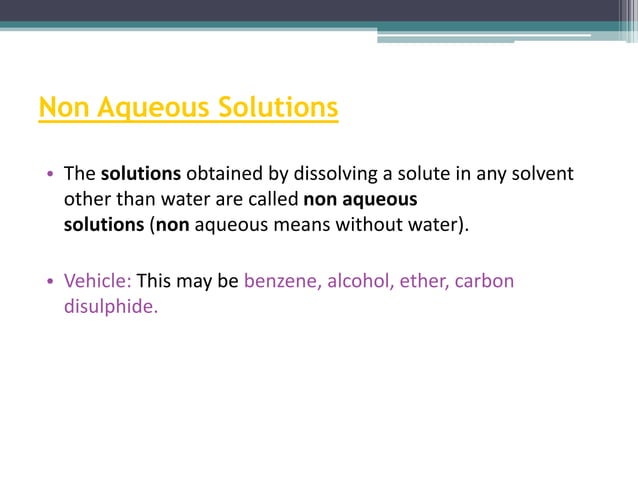 Preparation of solution | PPTX