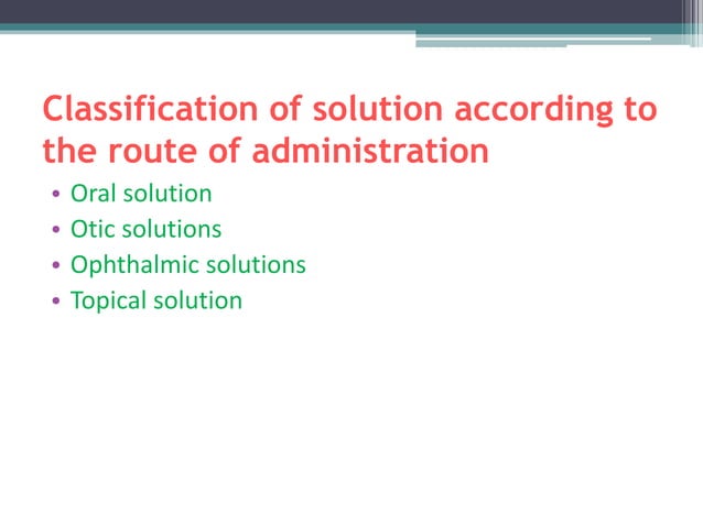 Preparation of solution | PPTX