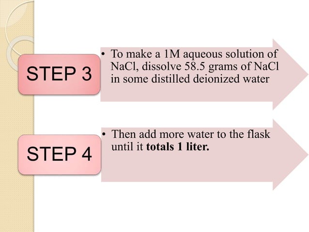 chemistry : Preparation of solution | PPTX | Chemistry | Science