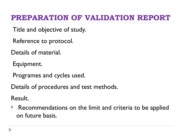 Preparation Of Sops And Analytical Reports Pptx