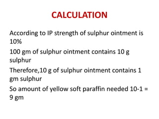 Sulphur Ointment Dosage Chart | How To Use Sulfur – GSET
