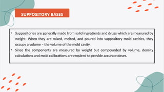 Overview Preparation of Suppositories.pptx
