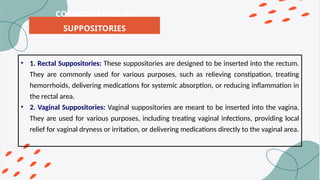 Overview Preparation of Suppositories.pptx