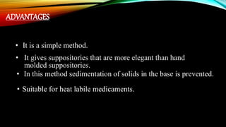 Preparation of suppository | PPTX