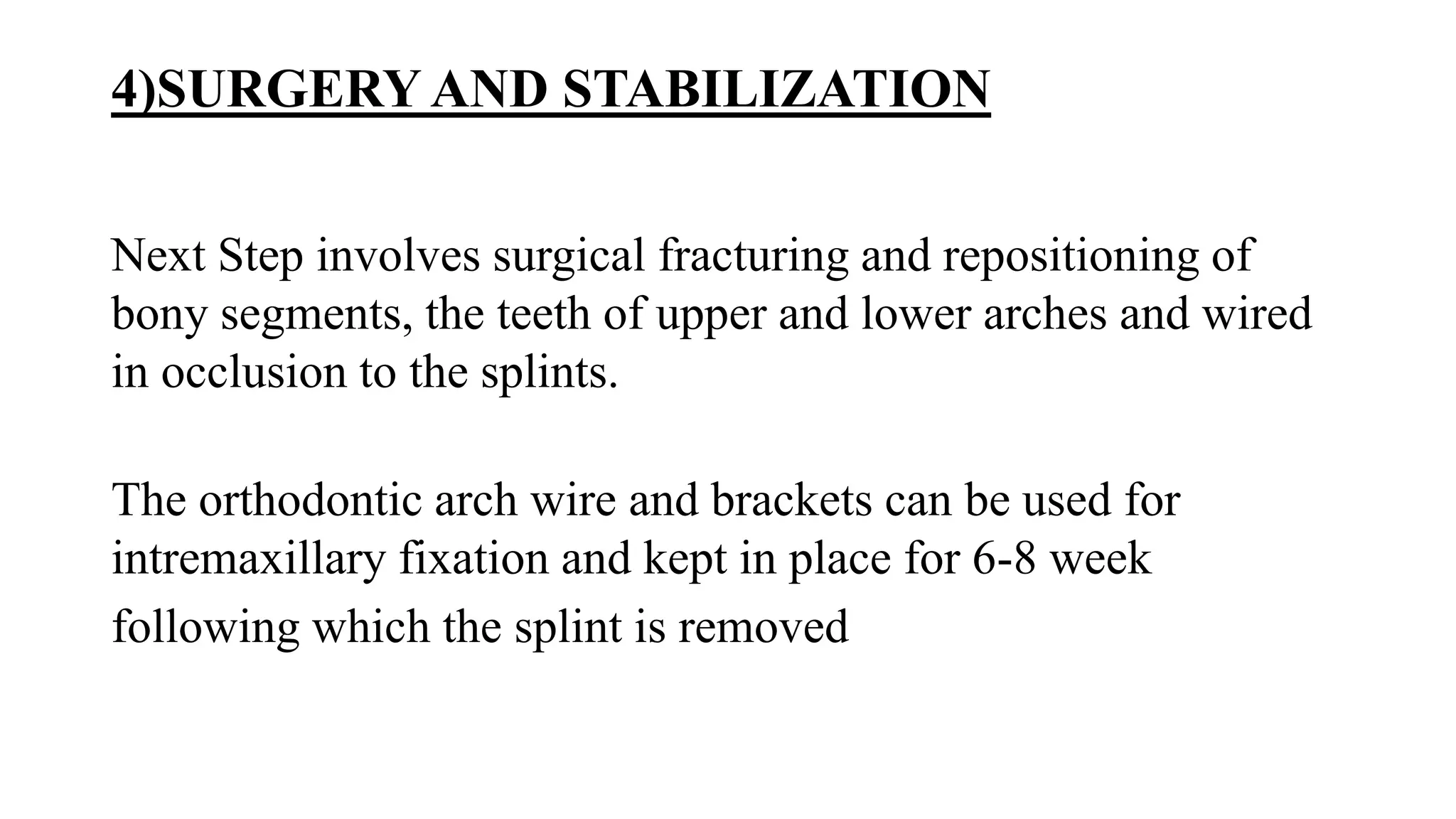 Preparation of surgical splints in bi jaw surgery | PPTX