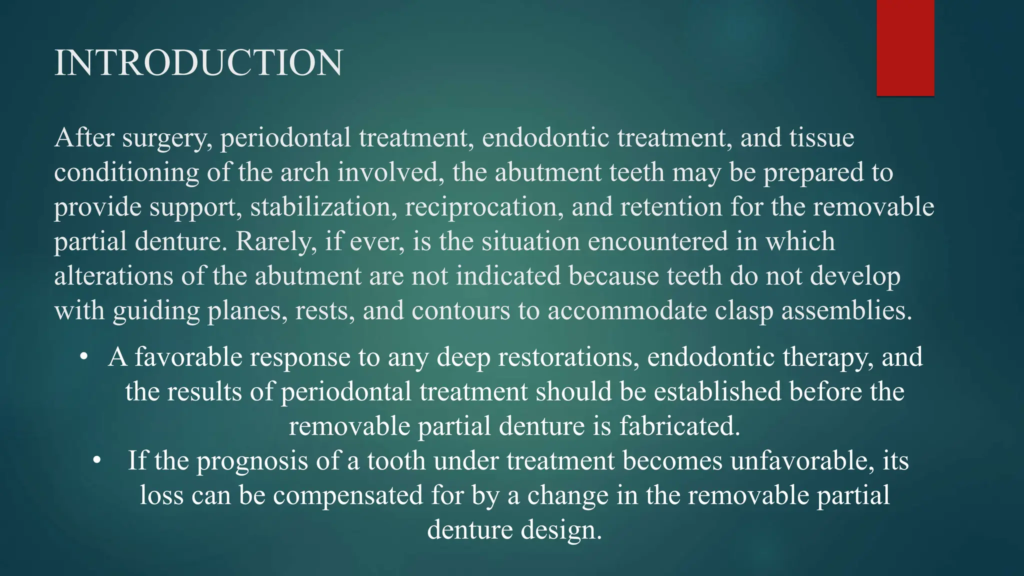 Preparation of the abutment teeth dd.pptx
