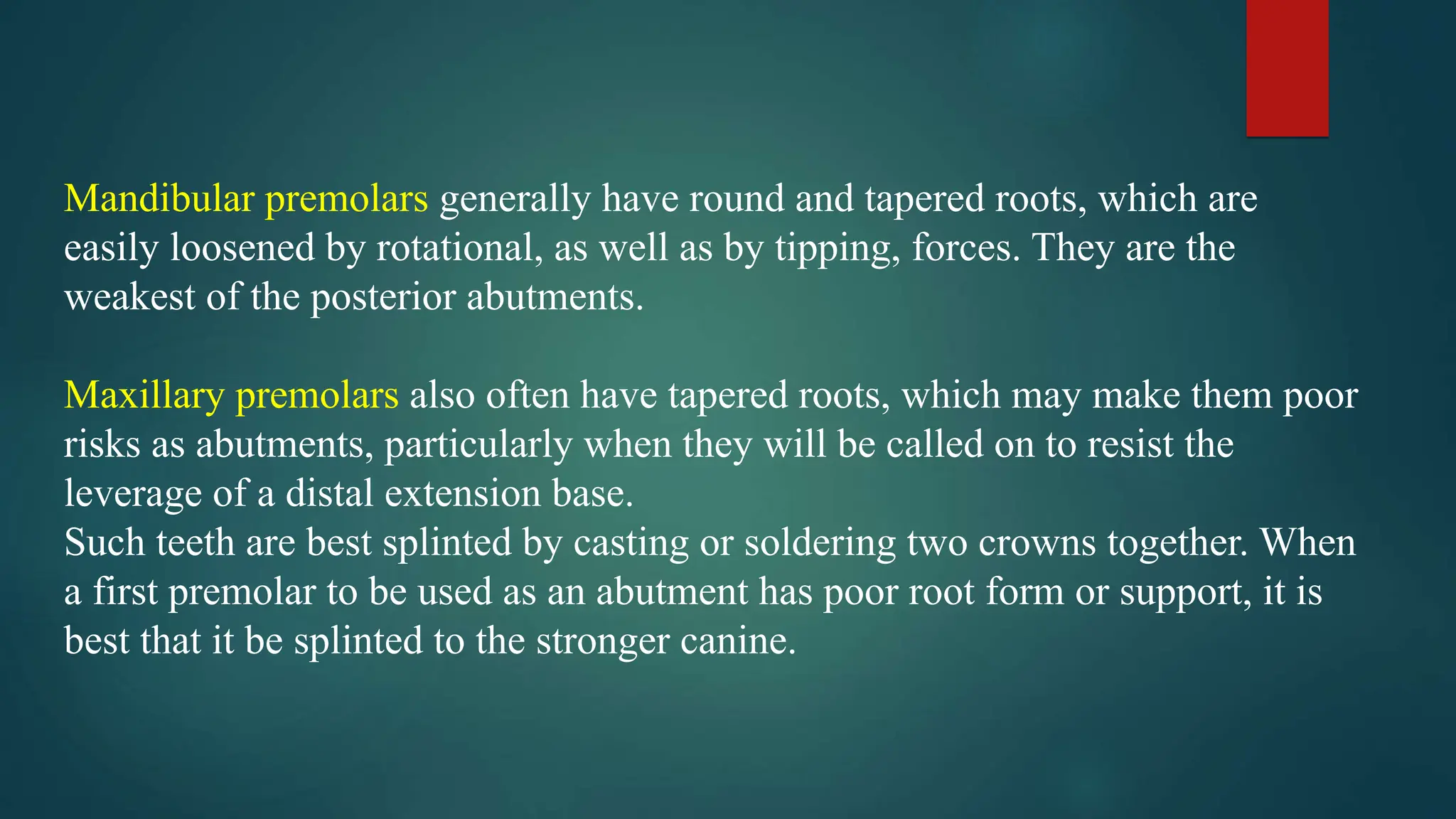 Preparation of the abutment teeth dd.pptx