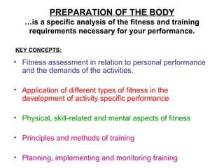 Preparation of the body | PPT