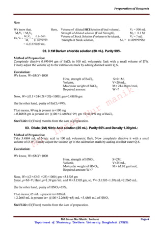 Preparation of the LAB reagents | PDF