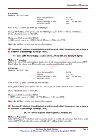 Preparation of the LAB reagents | PDF
