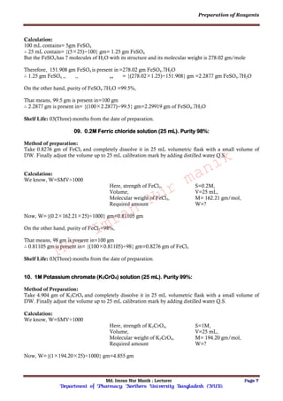 Preparation of the LAB reagents | PDF