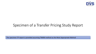 Preparation of Transfer Pricing Study | PPTX