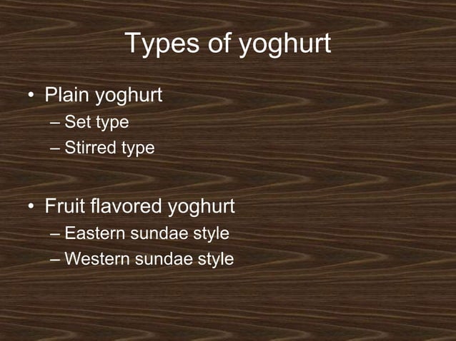 Preparation of yoghurt | PPT