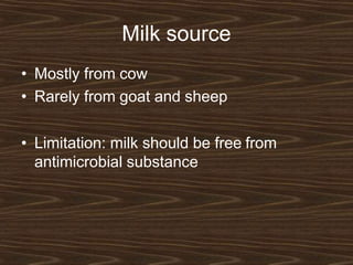 Preparation of yoghurt | PPTX