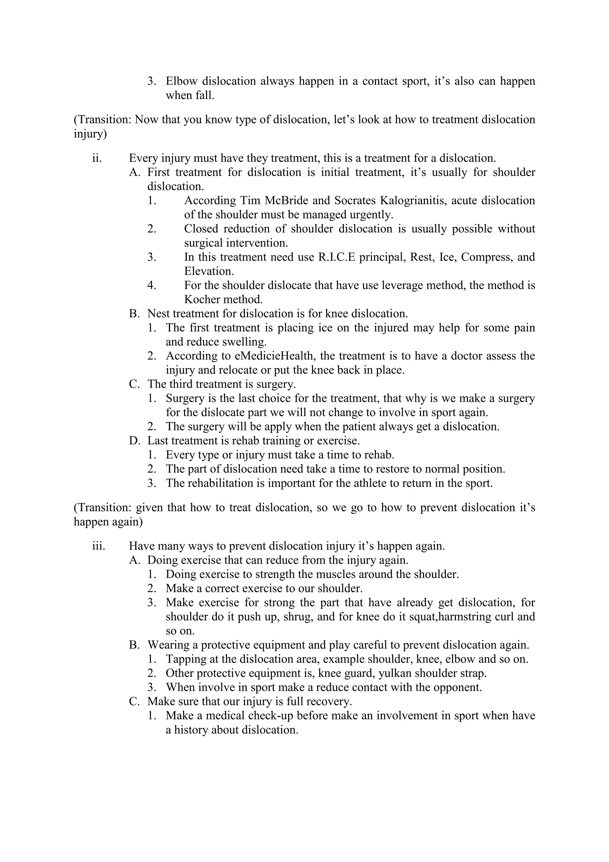 Preparation outline 2 | DOCX