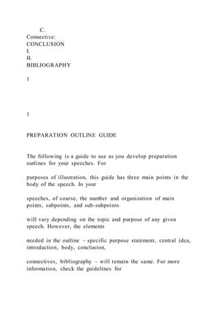 Preparation outline name datespecific purpose statement | DOCX