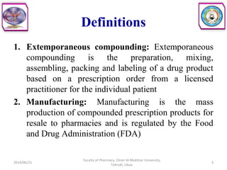 Preparations in pharmacy of hospital | PPT