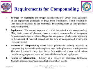 Preparations in pharmacy of hospital | PPT