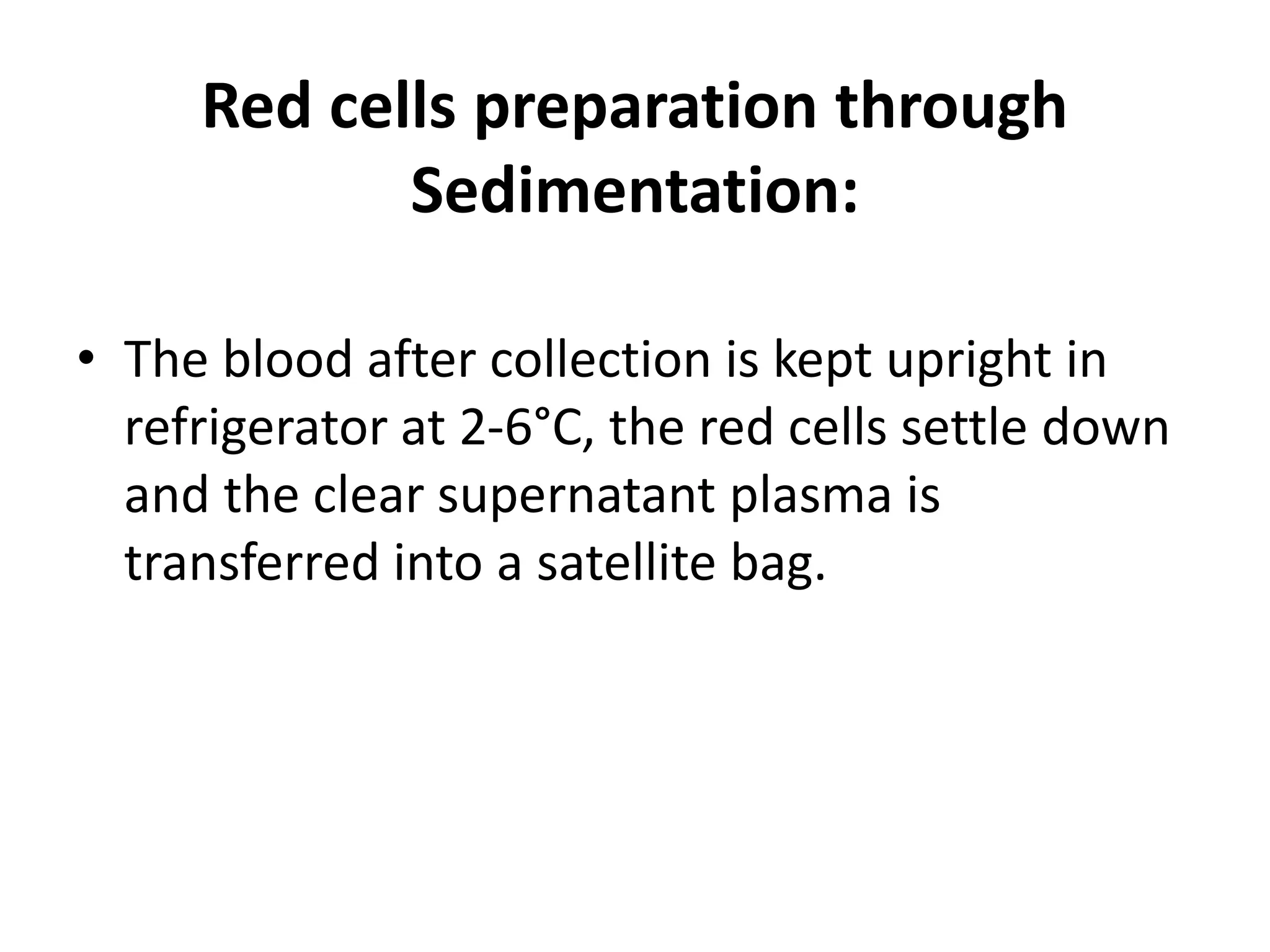 Preparations of Blood component, for use. | PPTX