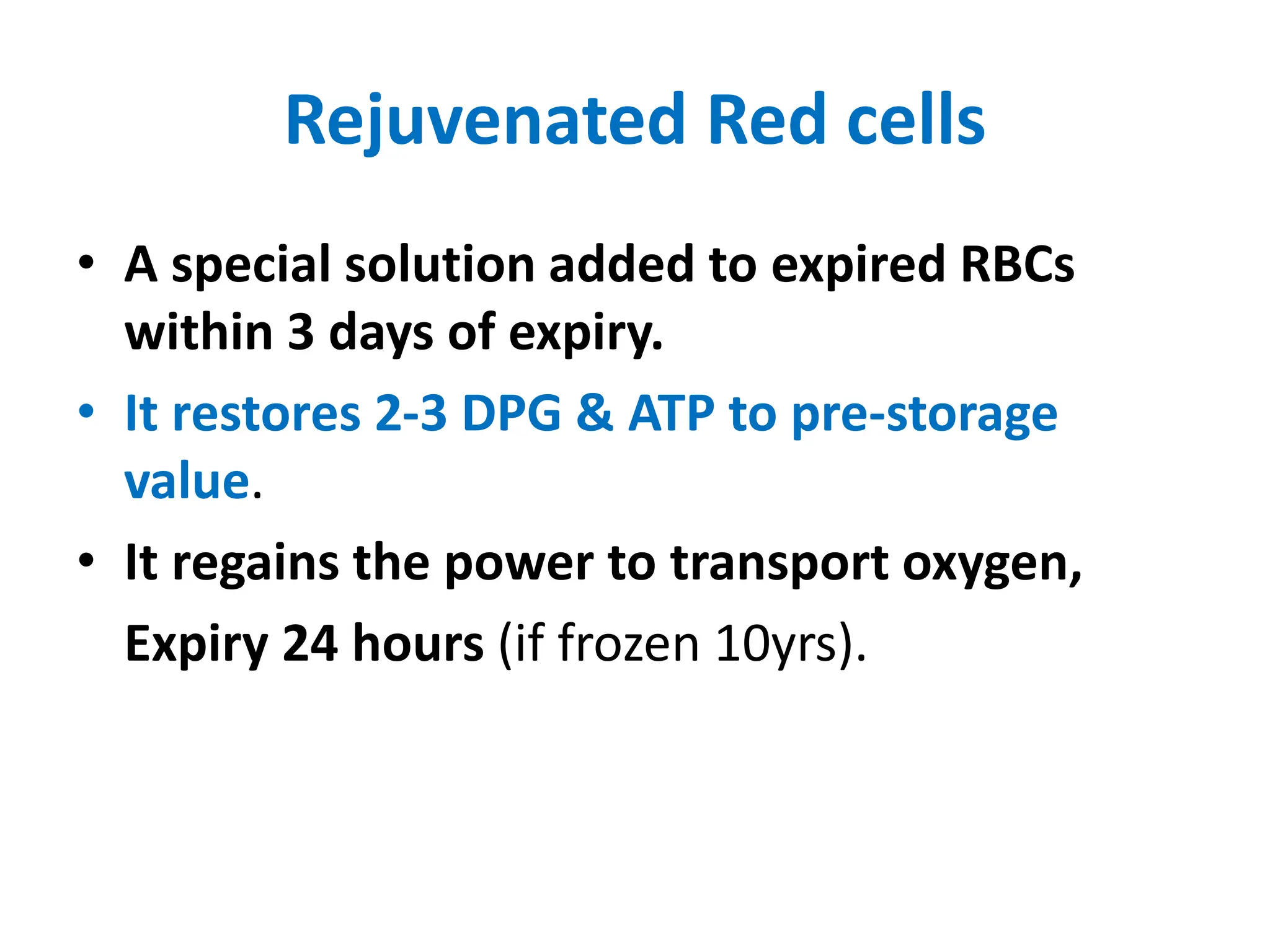 Preparations of Blood component, for use. | PPTX