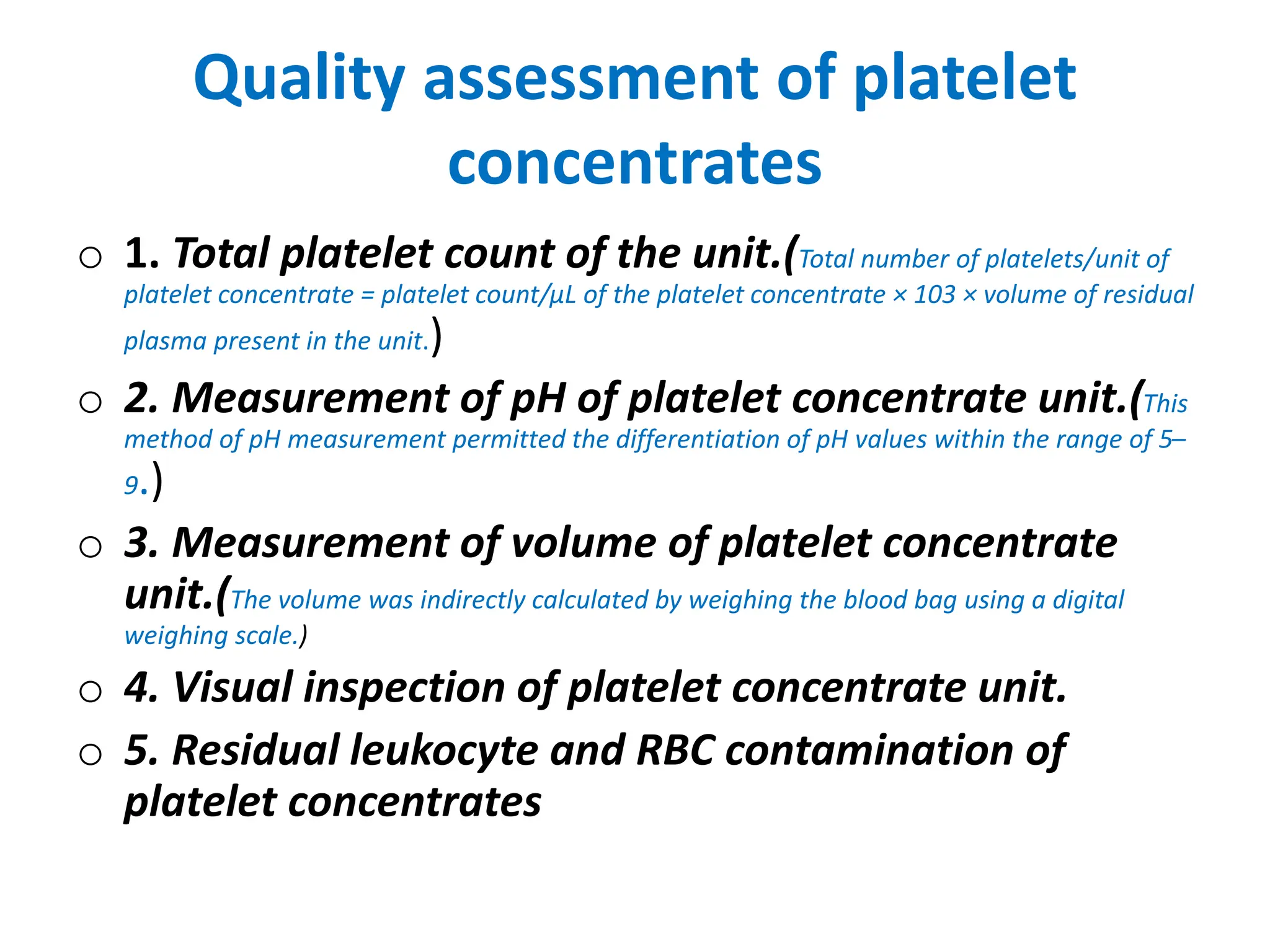 Preparations of Blood component, for use. | PPTX