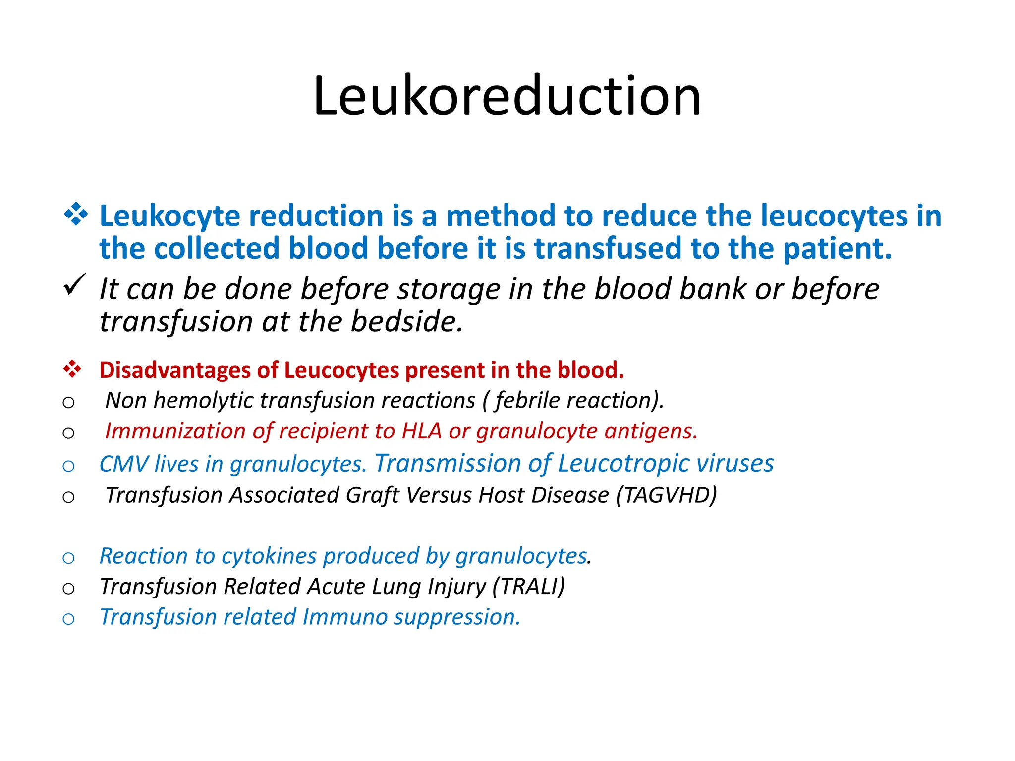 Preparations of Blood component, for use. | PPTX