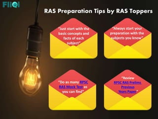 Preparation Tips for RAS | PPTX | Educational Assessment | Education