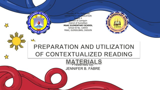 Preparation & utilizatin of Contextualized Reading materials.pptx | Education