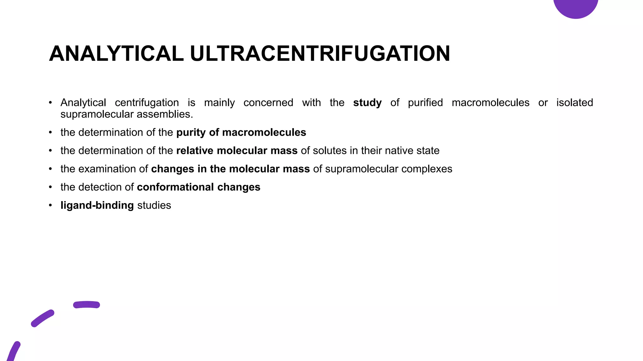 Preparative and analytical centrifugation | PPTX