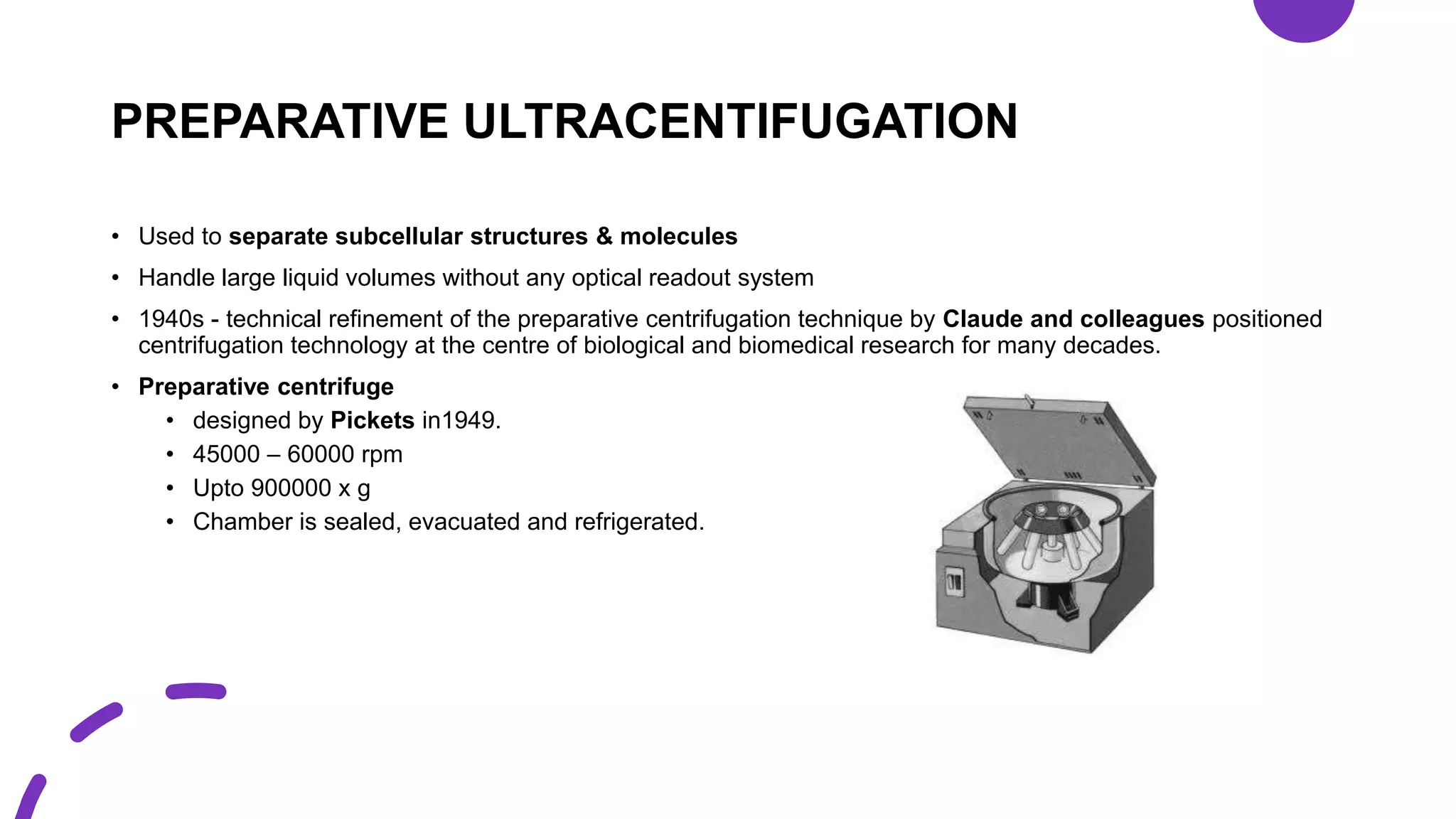 Preparative and analytical centrifugation | PPTX