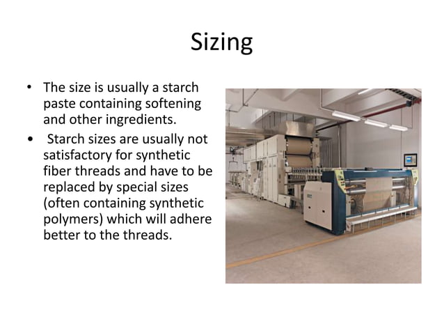 Preparatory process in weaving textile.pptx | Needlework | Arts and Crafts