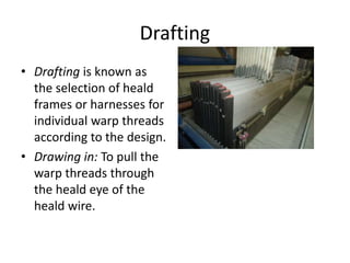 Preparatory process in weaving textile.pptx