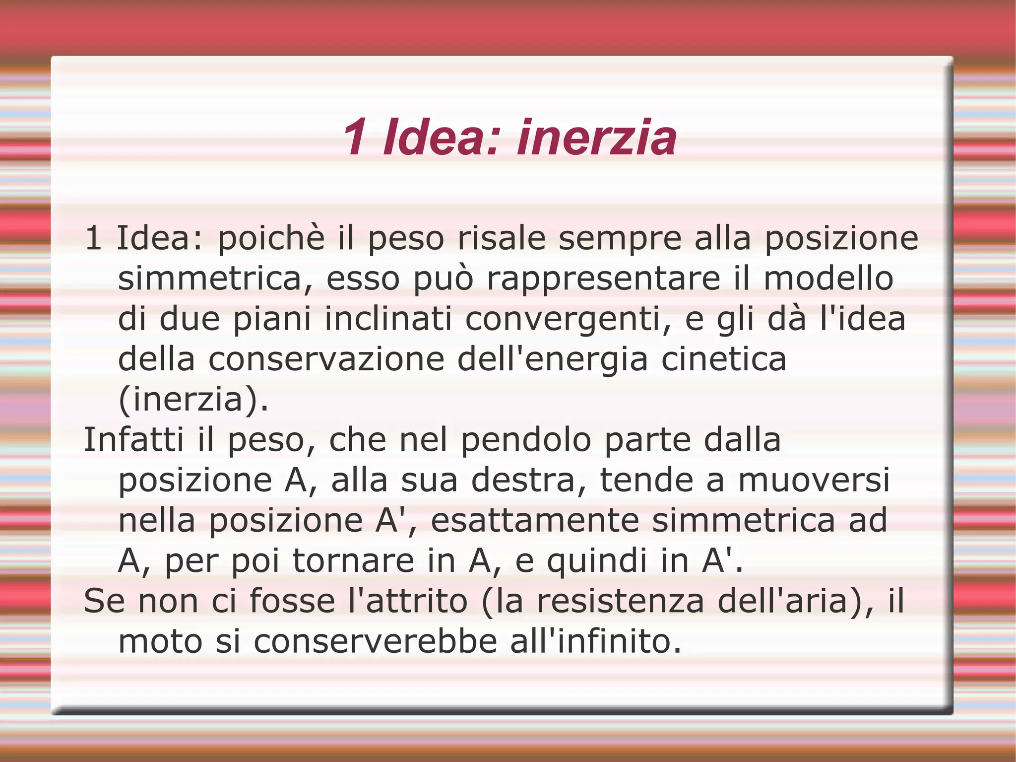 Preparazione alla scienza: l'isocronismo del pendolo | PPT | Physics ...