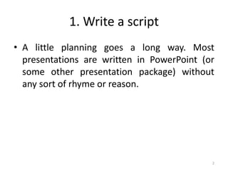 Prepare An Effective Slides | PPTX